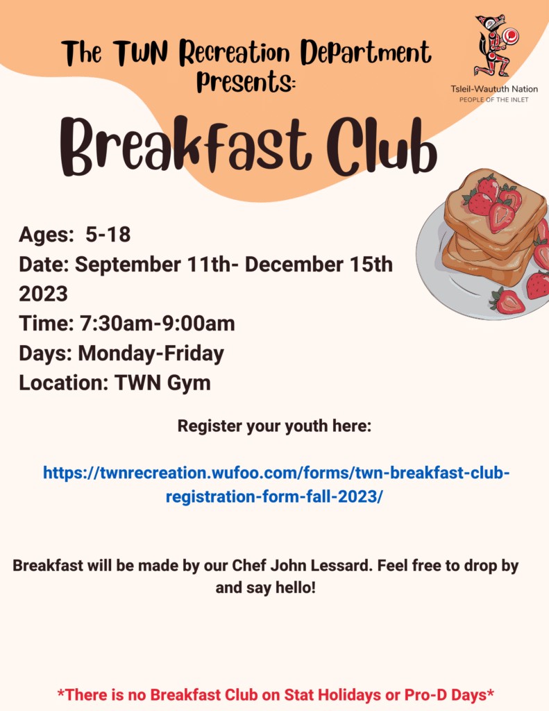 Recreation & Programs - Tsleil-Waututh Nation