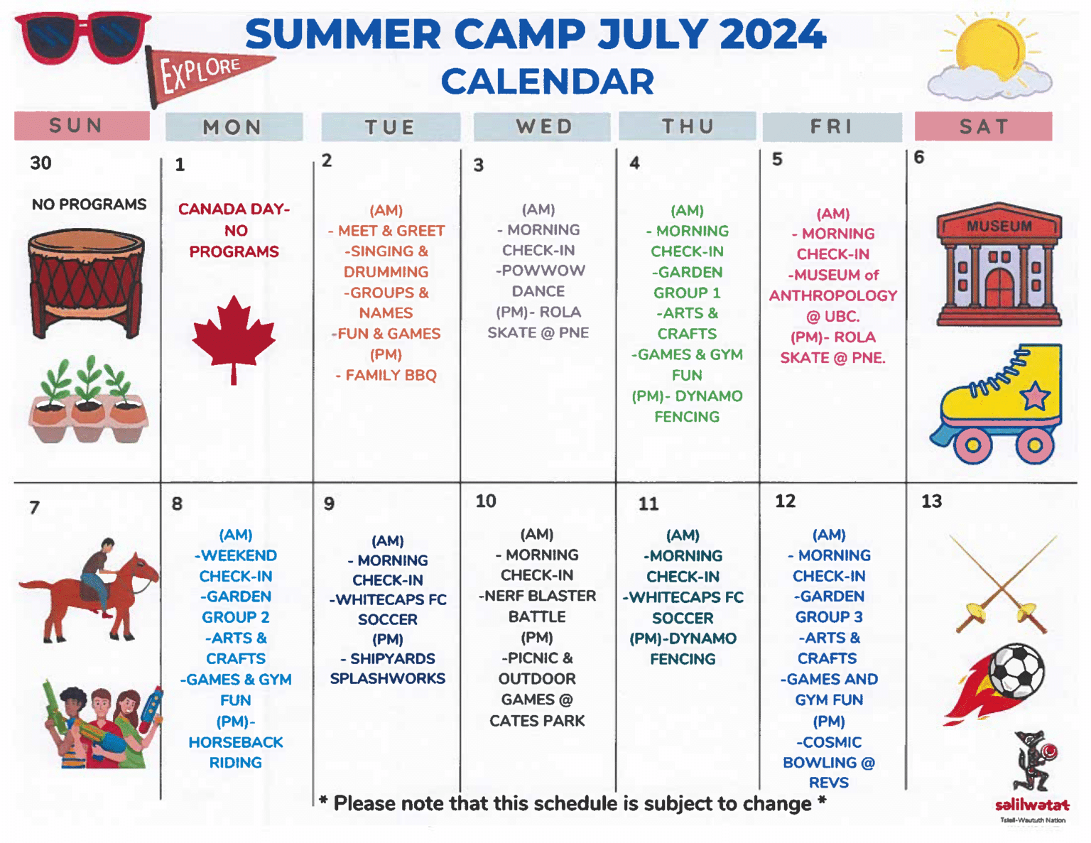 Recreation & Programs - Tsleil-Waututh Nation