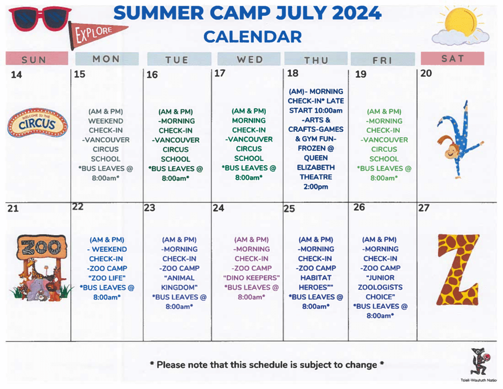 Recreation & Programs - Tsleil-Waututh Nation