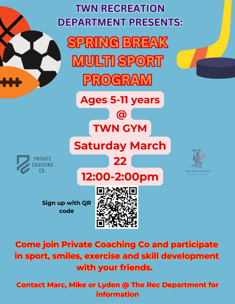 Recreation & Programs - Tsleil-Waututh Nation