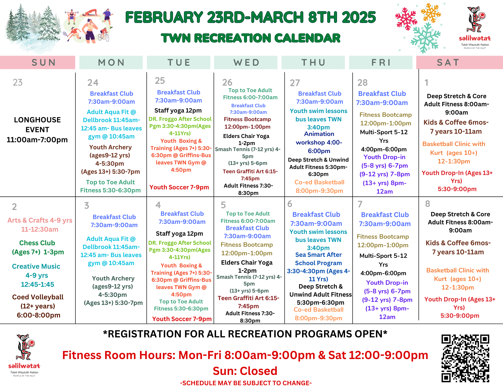 Recreation & Programs - Tsleil-Waututh Nation