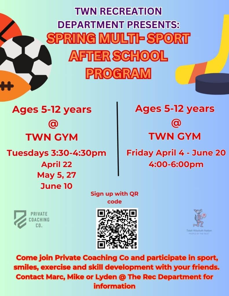 Recreation & Programs - Tsleil-Waututh Nation