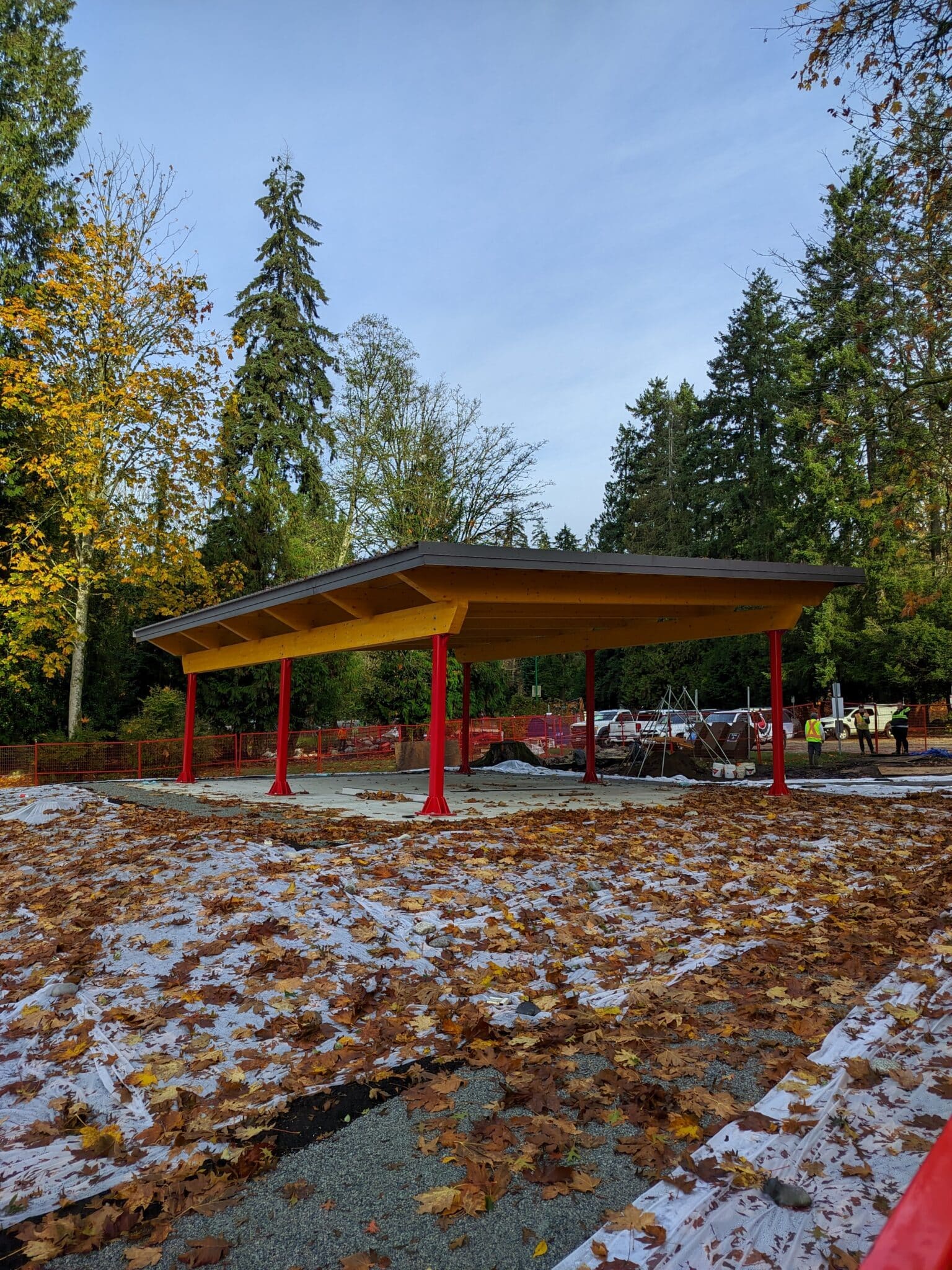 Whey-ah-Wichen Shoreline Restoration Update: Picnic Shelter, Rain ...